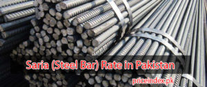 Steel Saria rate in Pakistan Today 2024 per KG Steel Iron Price