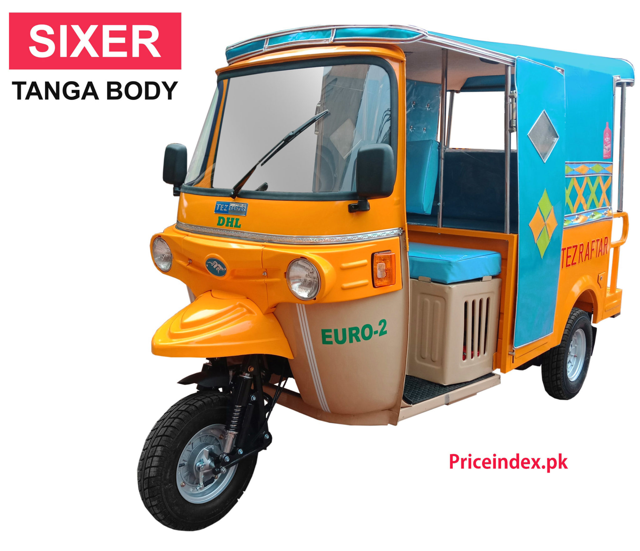 Tez Raftar Rickshaw and Loader Prices in Pakistan 2024 - Auto Rickshaws